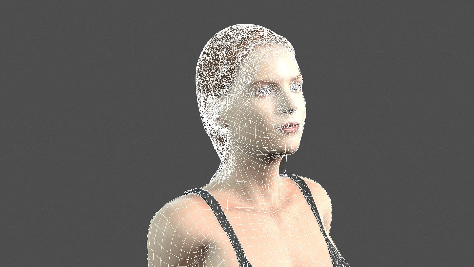Beautiful Woman - 3D Model by 123IGOR