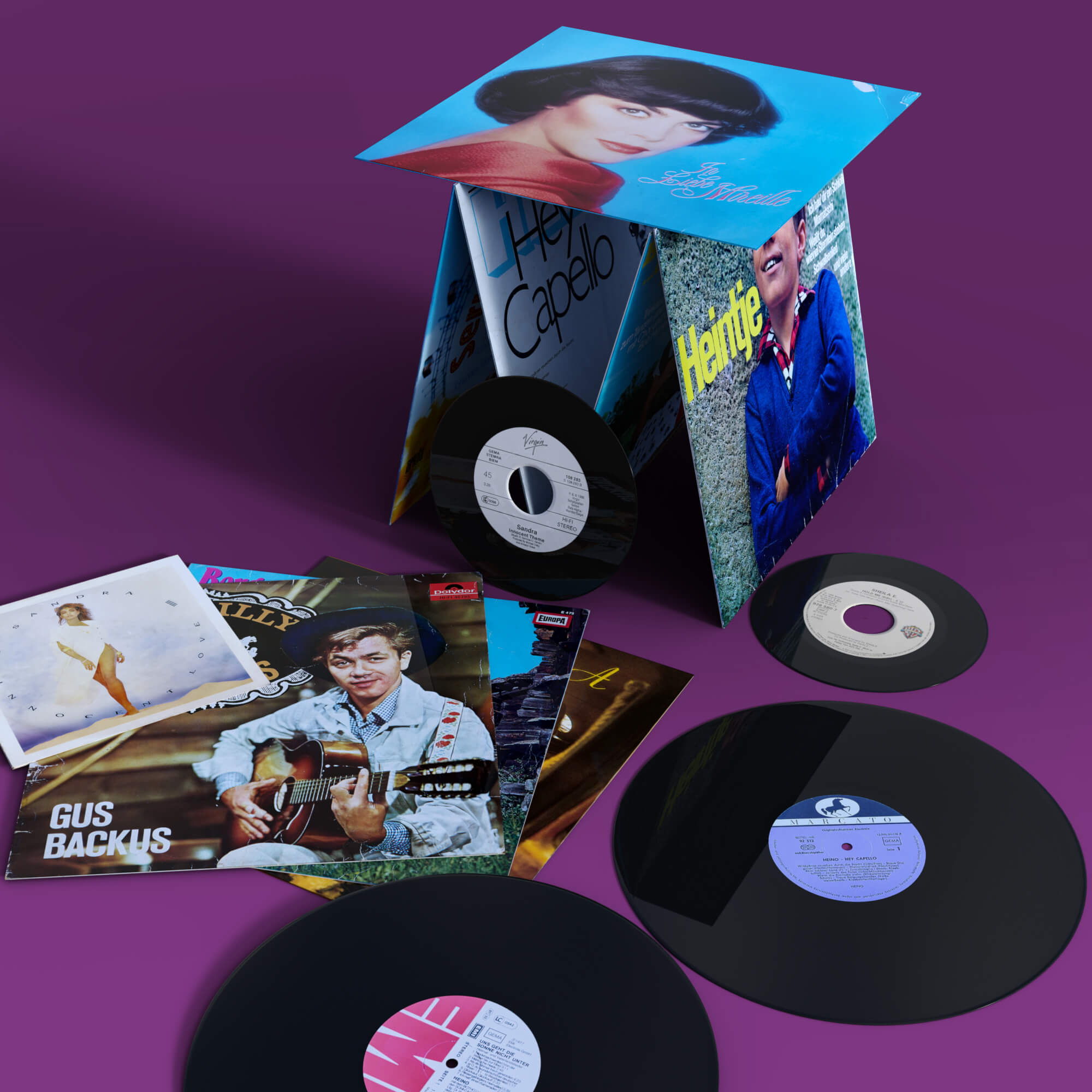 Grandpa's Weird Vinyl Collection - Free Daz Content by 17Juni