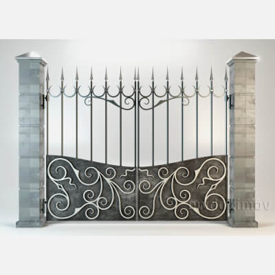 Forged Gates - 3D Model by 1Maxim