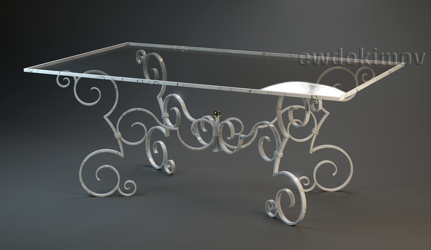 Forged Table - 3D Model by 1Maxim