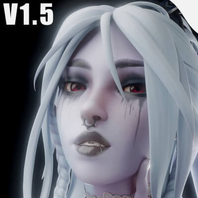 Drow Ranger (Dota 2) - 3D Model by 1R2z4cd2c8