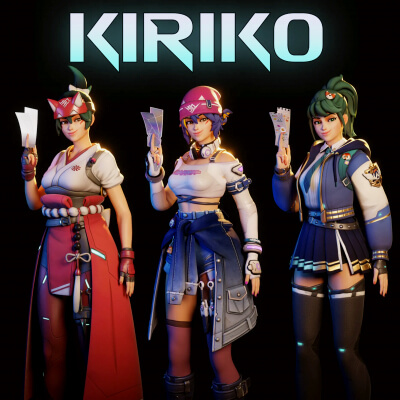 Kiriko (OverWatch 2) - 3D Model by 1R2z4cd2c8