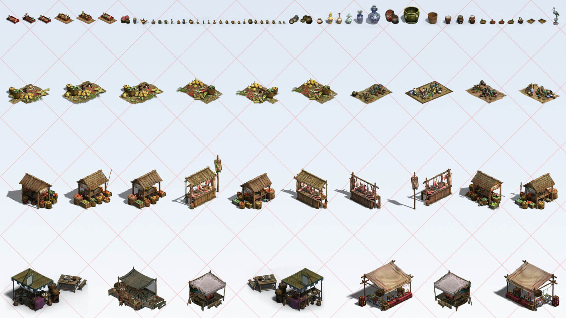 246 City Village Environment Construction Kit Game Asset by 2dmagicpixel