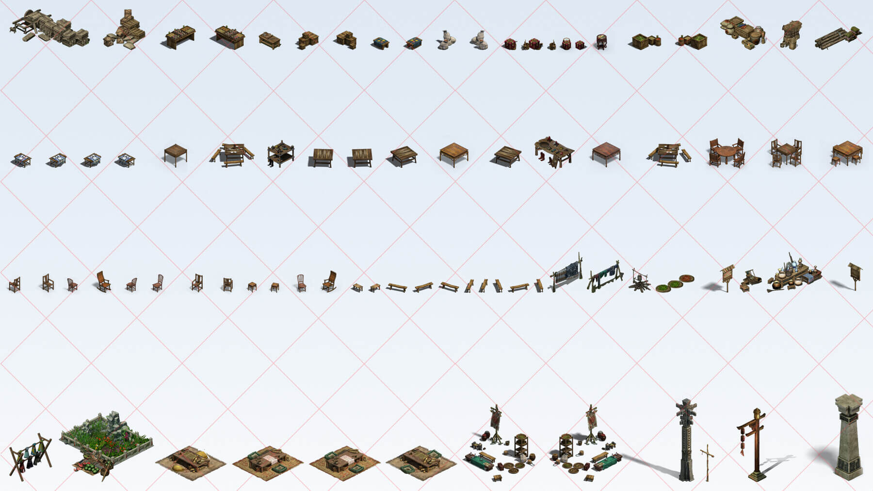 246 City Village Environment Construction Kit Game Asset by 2dmagicpixel