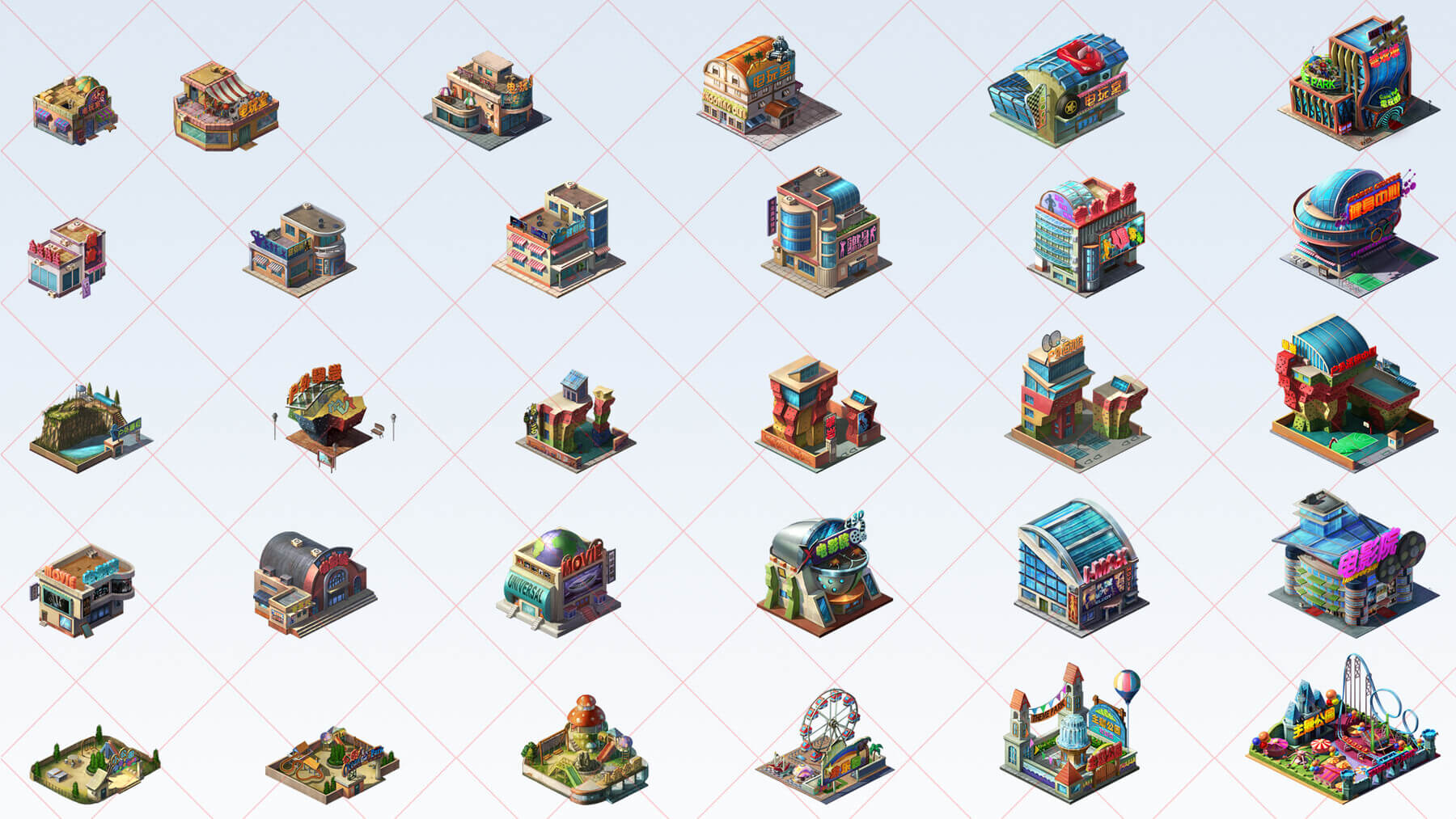 60 Transparent Fantasy Building 2D Game Asset Part 01 by 2dmagicpixel