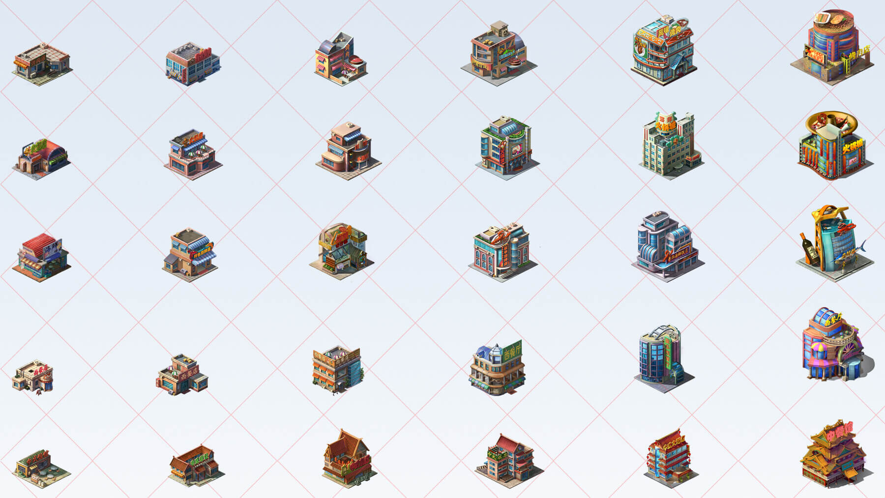 60 Transparent Fantasy Building 2D Game Asset Part 02 by 2dmagicpixel