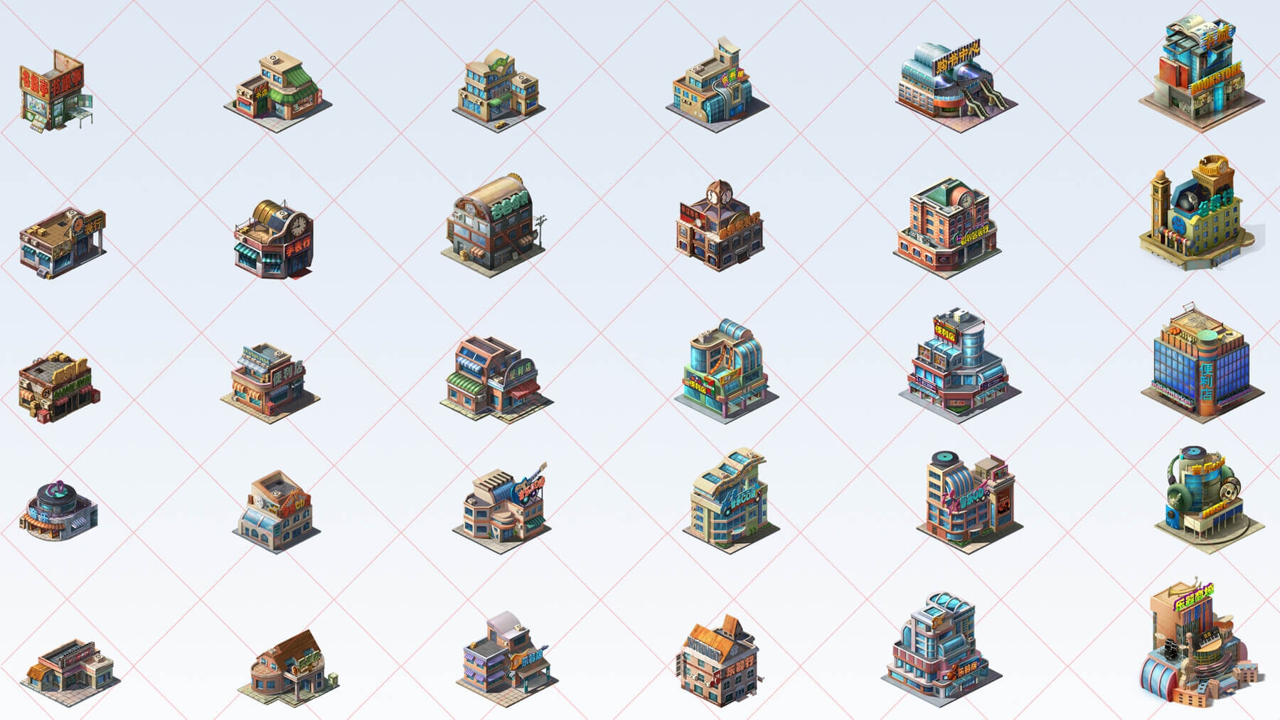 60 Transparent Fantasy Building 2D Game Asset Part 03 by 2dmagicpixel