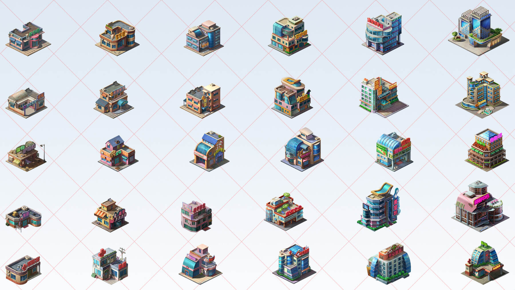 60 Transparent Fantasy Building 2D Game Asset Part 04 by 2dmagicpixel