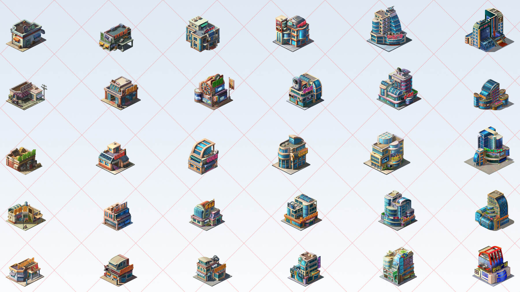 60 Transparent Fantasy Building 2D Game Asset Part 05 by 2dmagicpixel