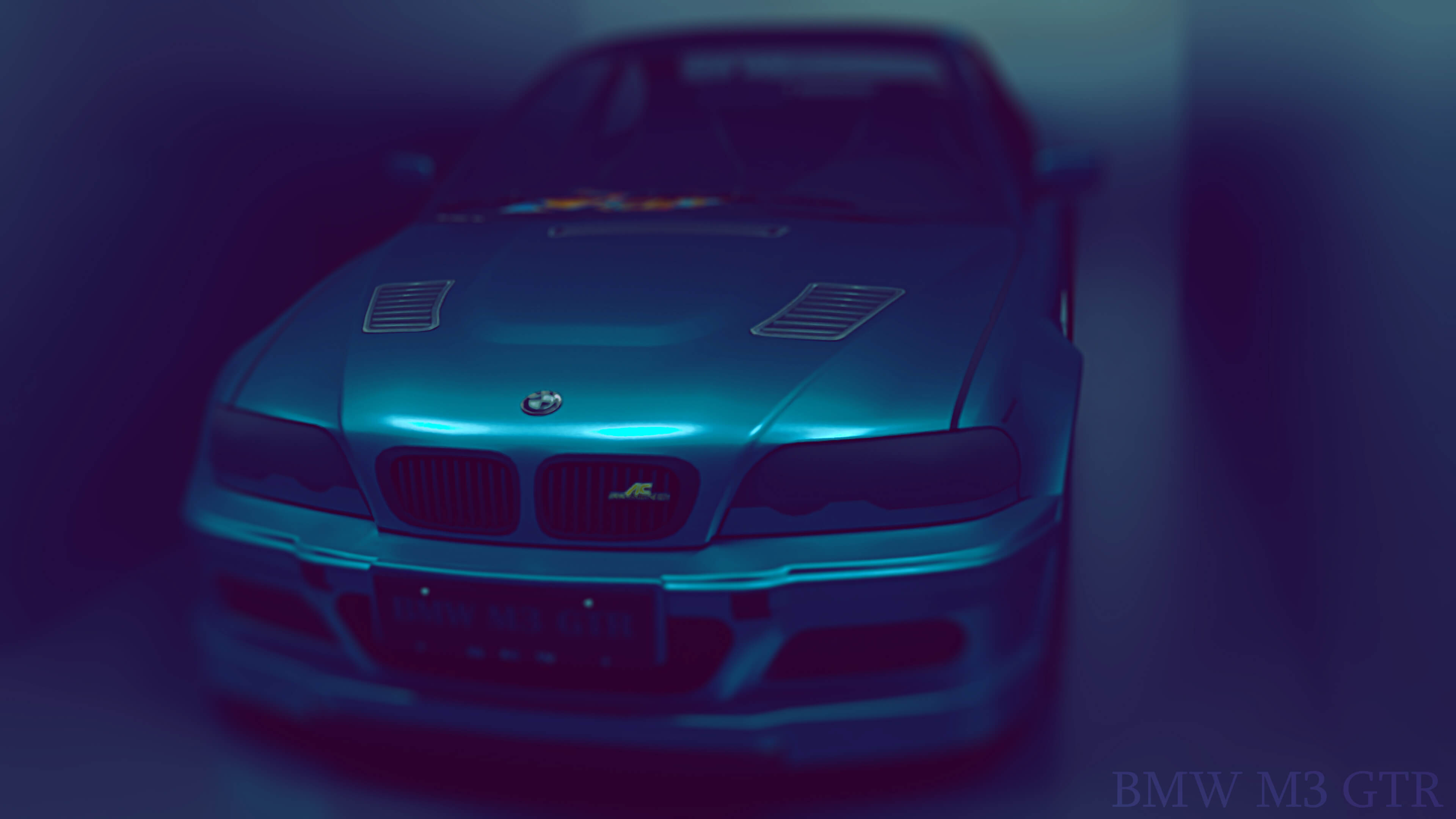 BMW M3 GTR 3D Render, Digital Art by 2w1s3