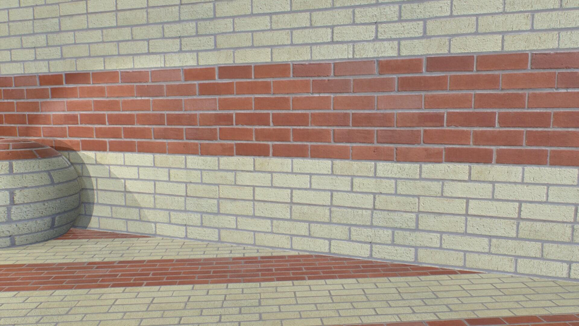 Brick Wall Textures Pack 10 - 3D Texture by 32cm