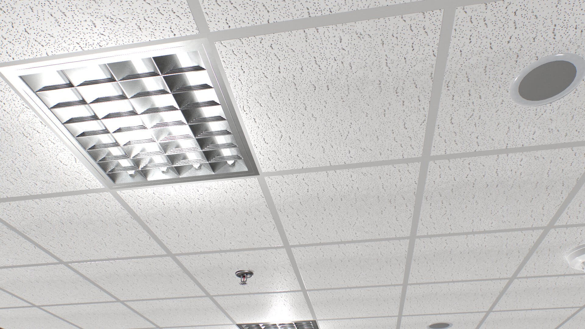 Ceiling Modular - 3D Model by 32cm