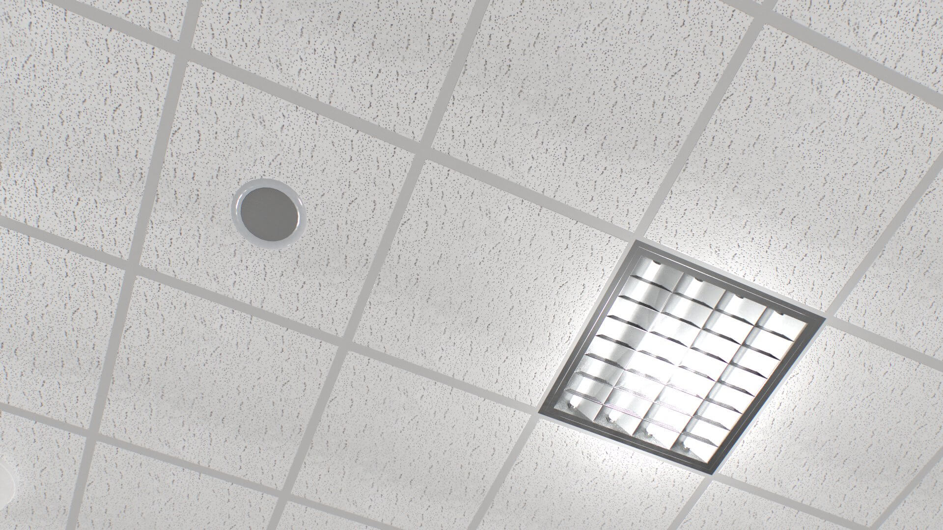 Ceiling Modular - 3D Model by 32cm