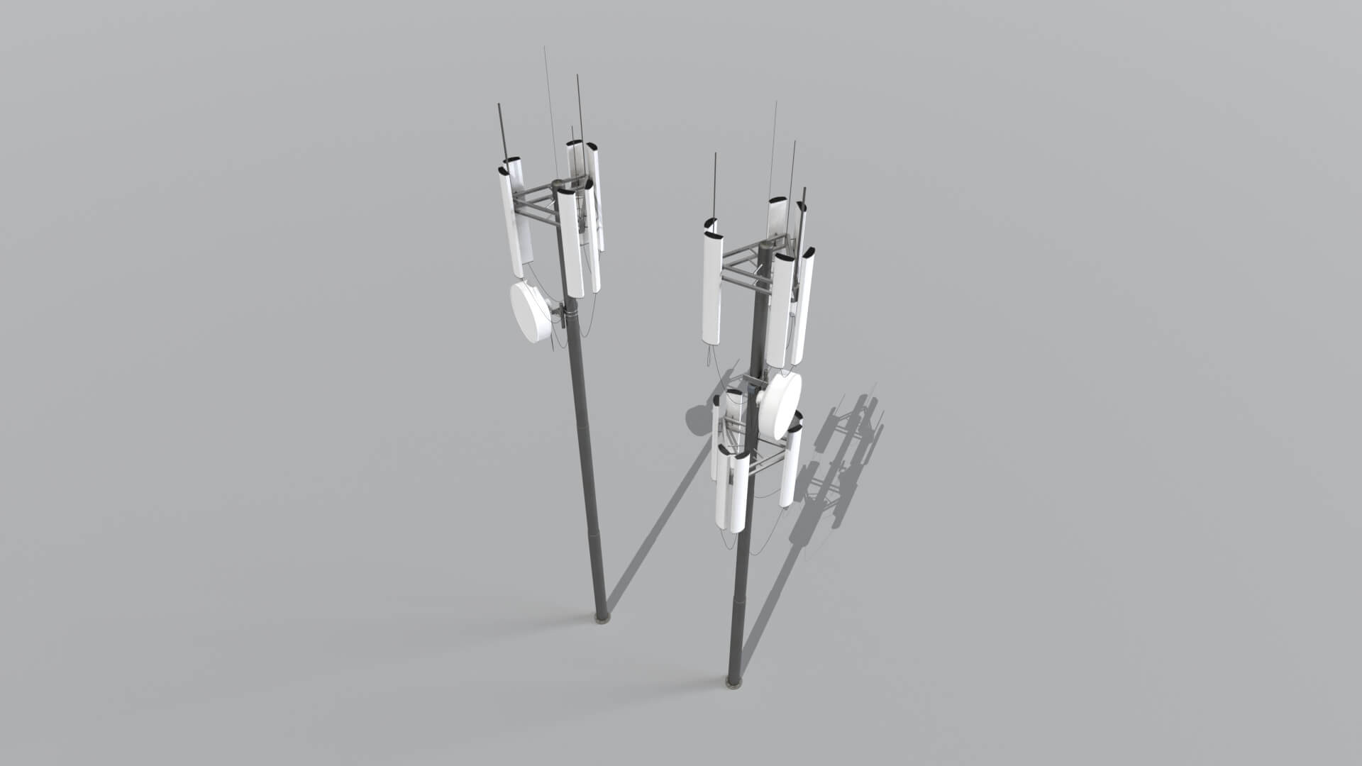 Cell Phone Towers 2 - 3D Model by 32cm