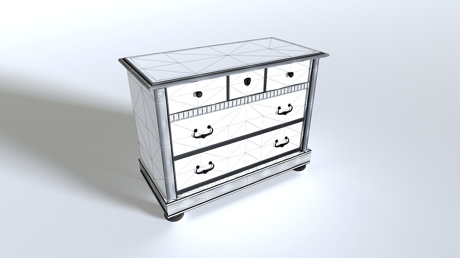 Classic Cabinet Pack 2 - 3D Model by 32cm