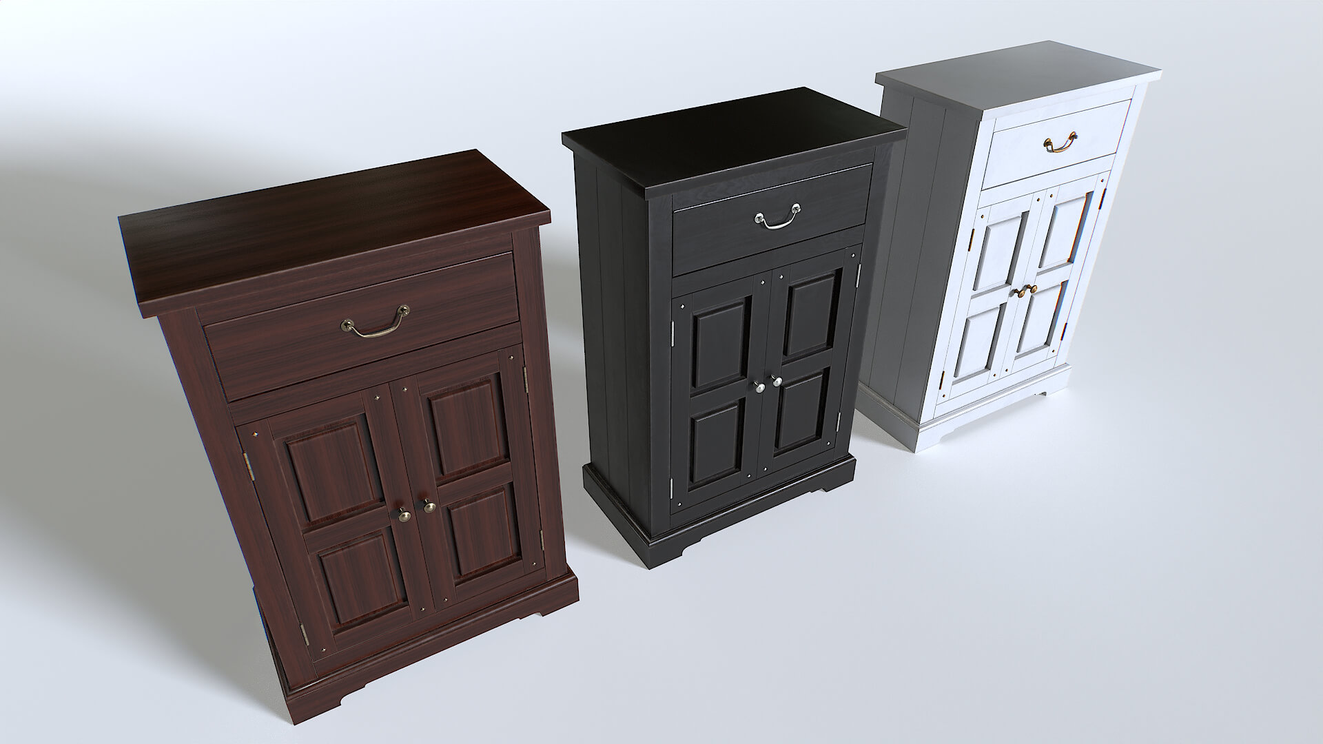 Classic Cabinet Pack 3 - 3D Model by 32cm