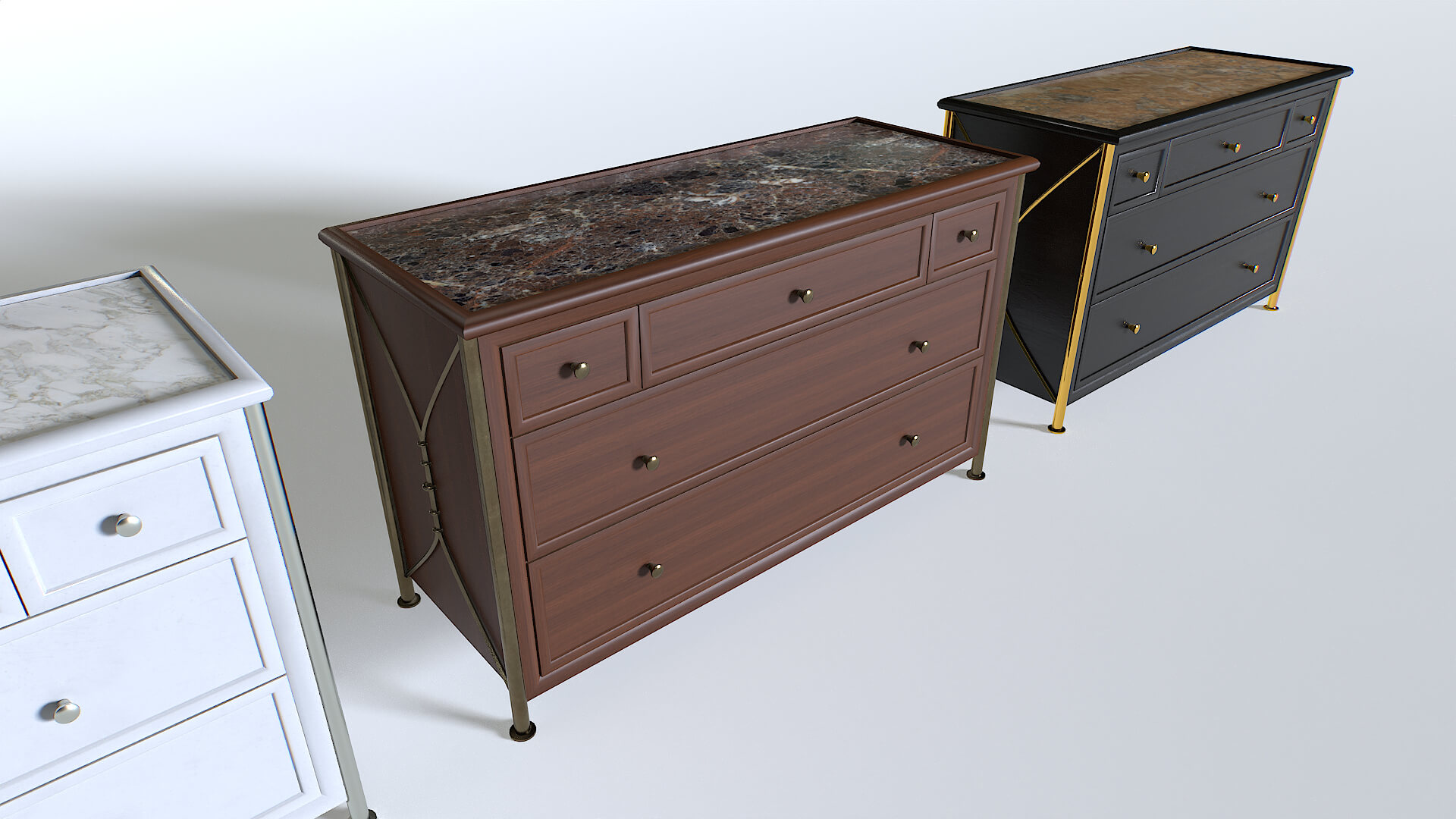 Classic Cabinet Pack - 3D Model by 32cm