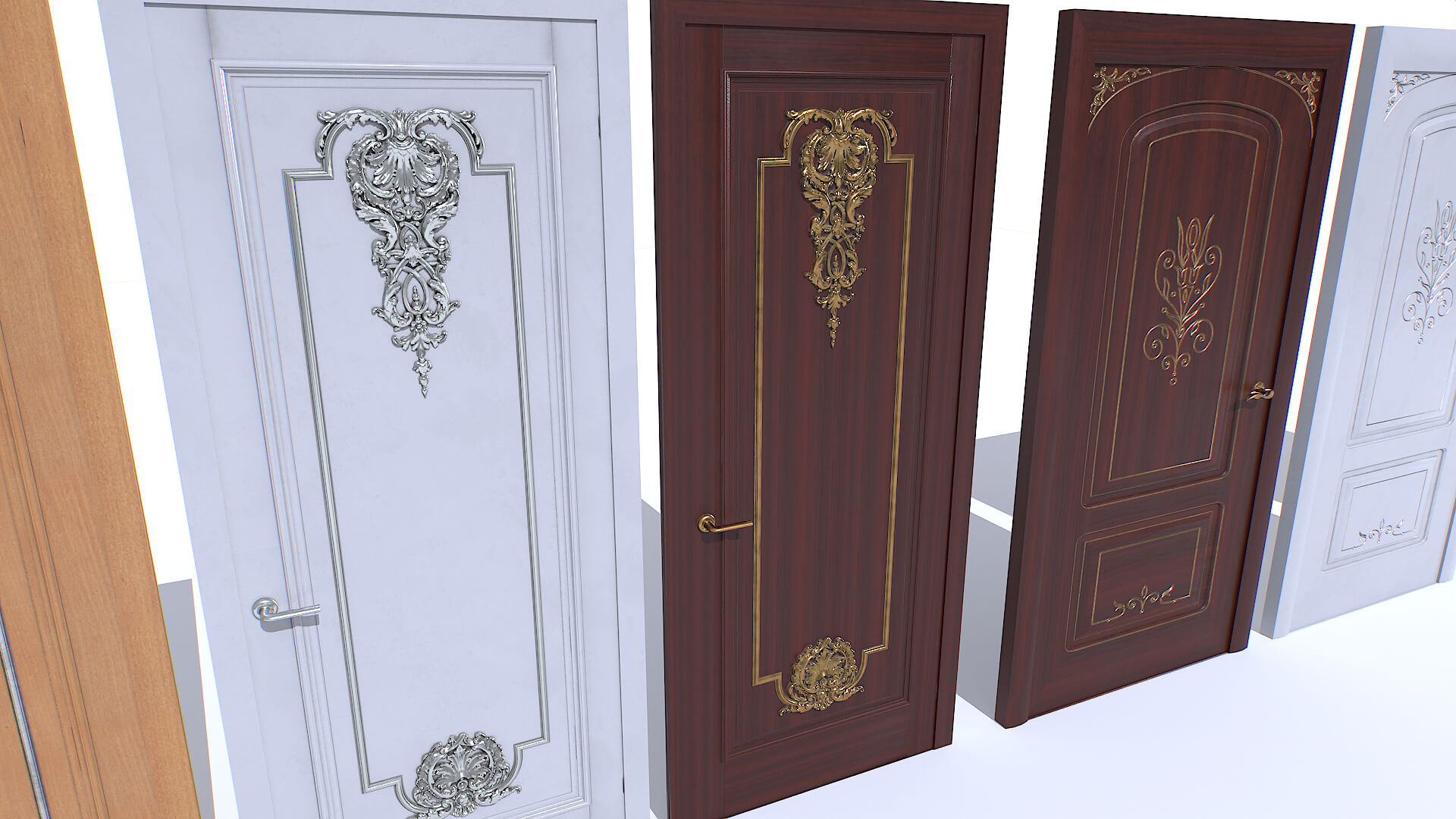 Classic Door Pack - 3D Model by 32cm