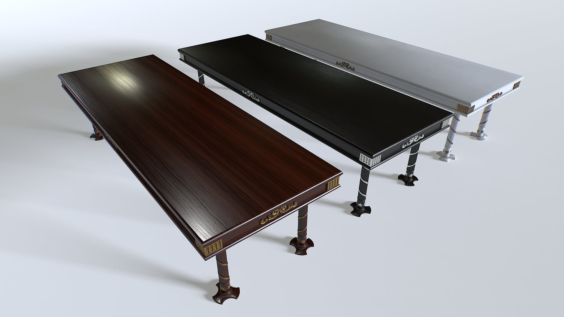 Classic Table 2 - 3D Model by 32cm