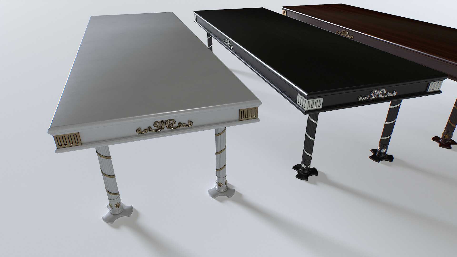 Classic Table 2 - 3D Model by 32cm