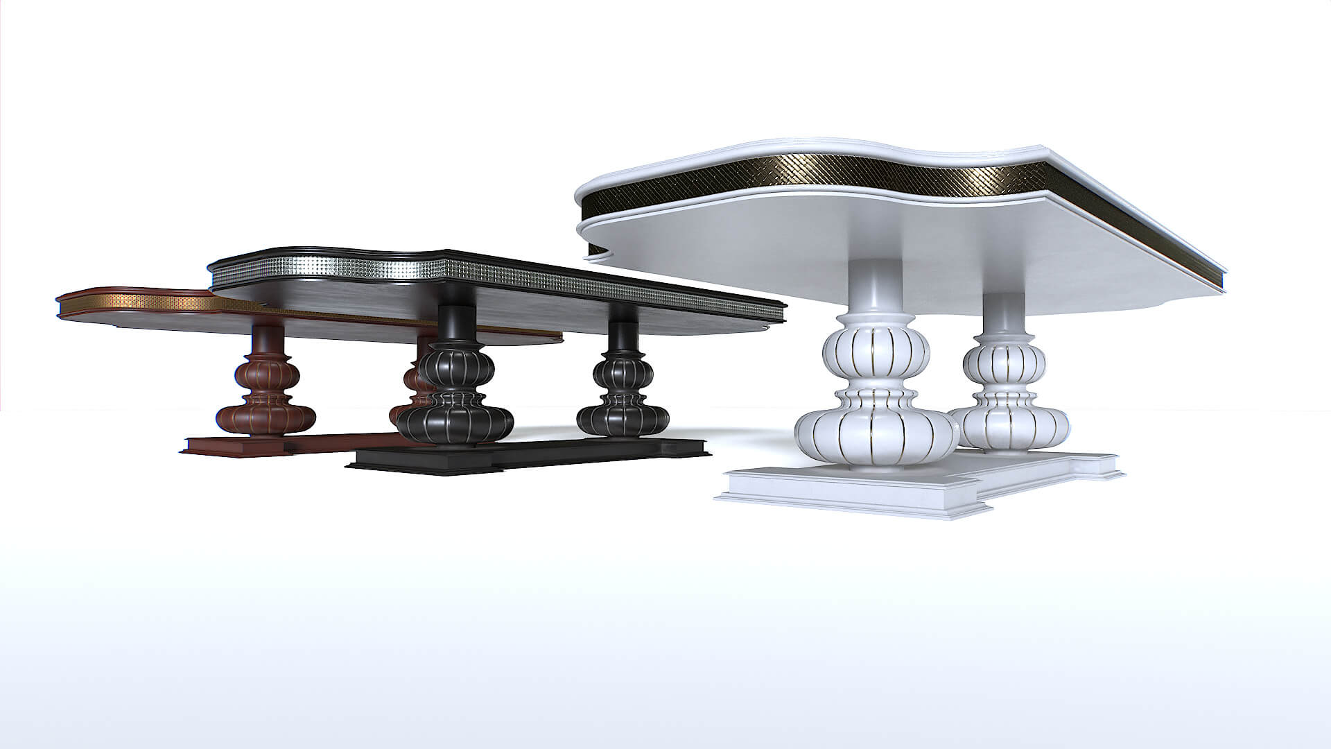 Classic Table 5 - 3D Model by 32cm