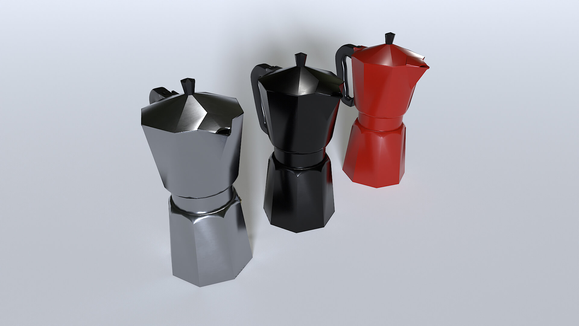 Coffee Kettle Machine - 3D Model by 32cm