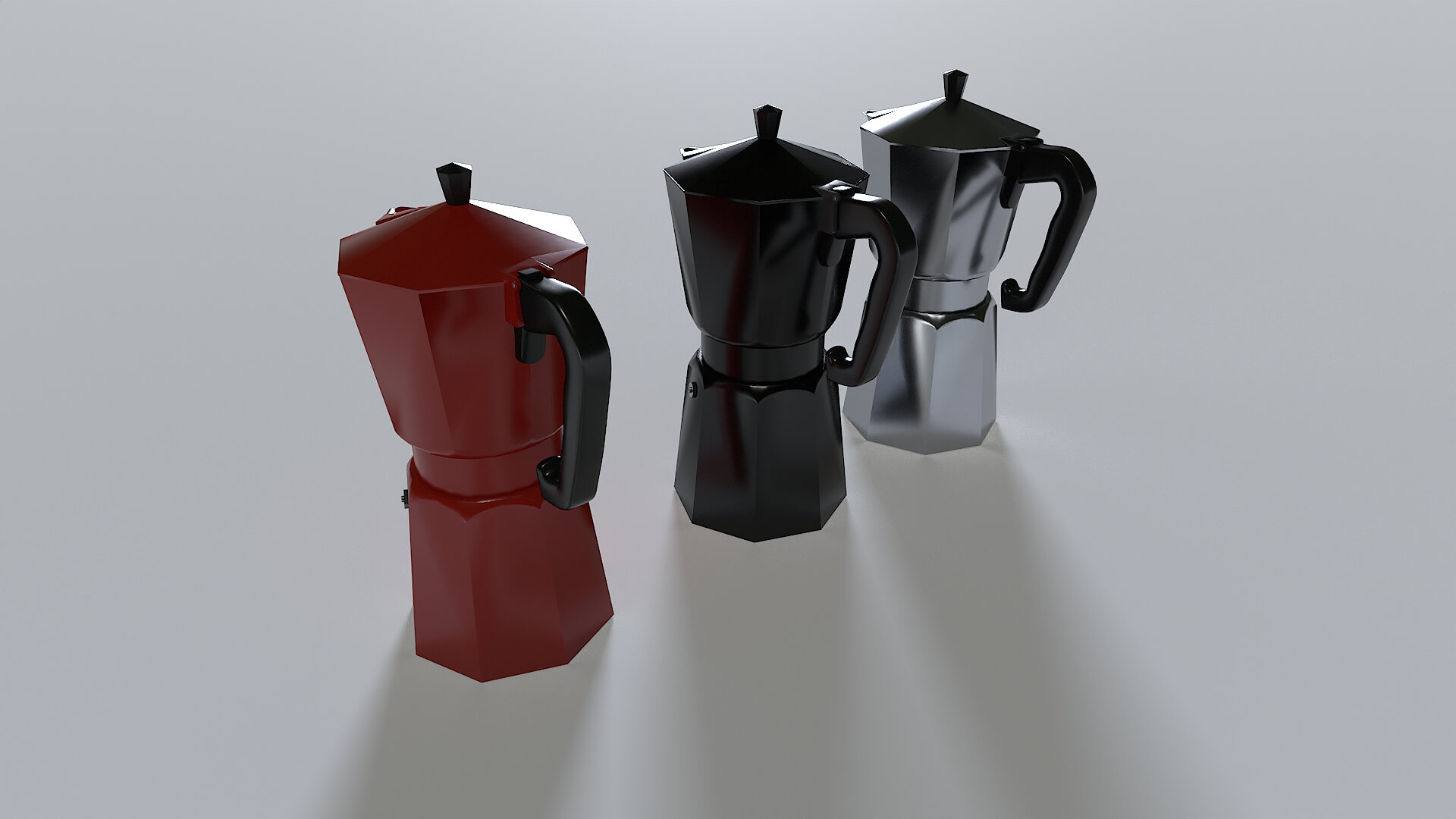 Coffee Kettle Machine - 3D Model by 32cm