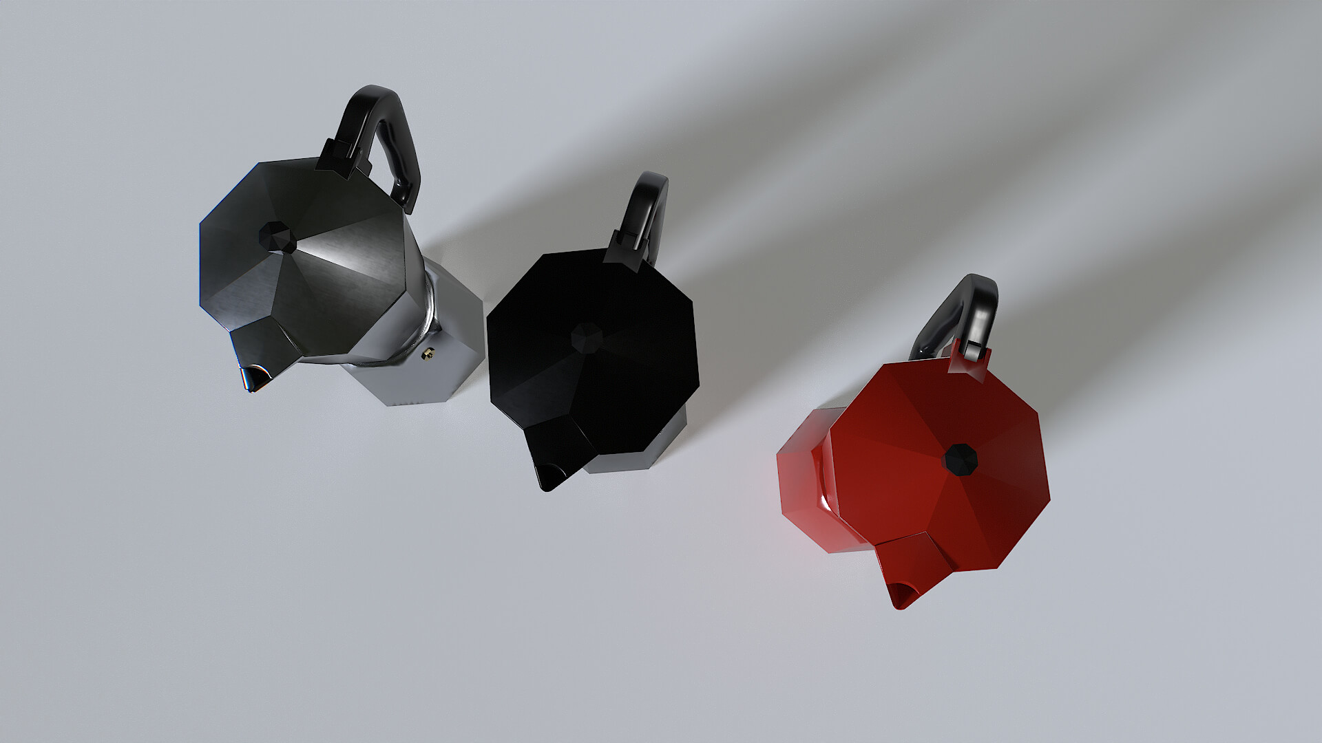 Coffee Kettle Machine - 3D Model by 32cm