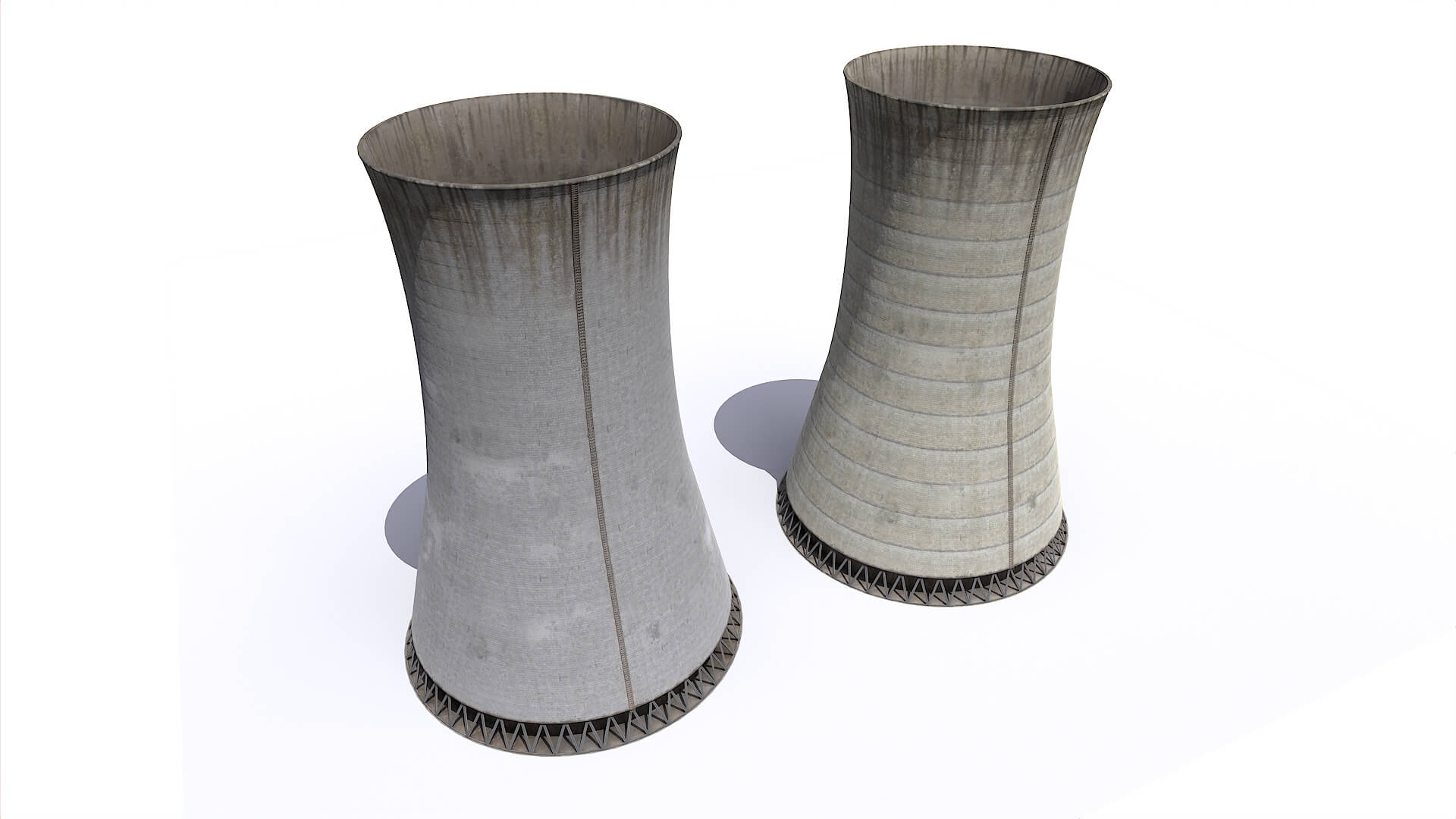 Cooling Tower Pack - 3D Model by 32cm
