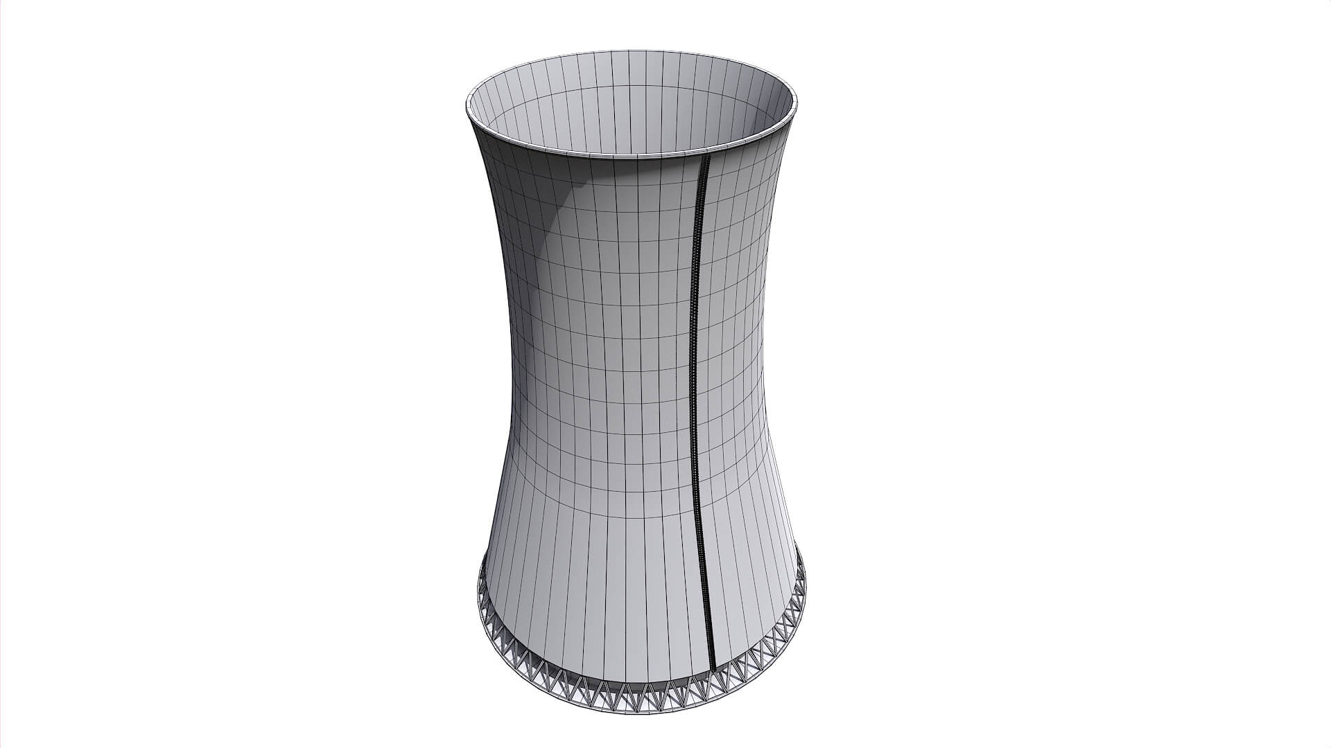 Cooling Tower Pack - 3D Model by 32cm
