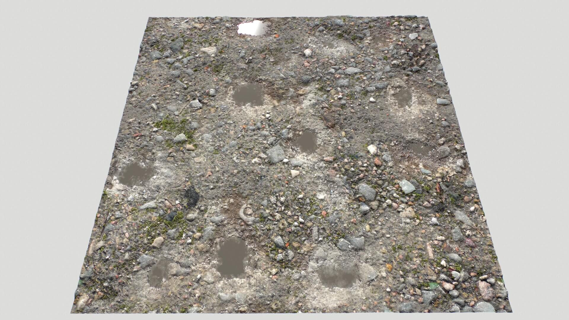 Dirt Terrain PBR Pack 17 - 3D Texture by 32cm