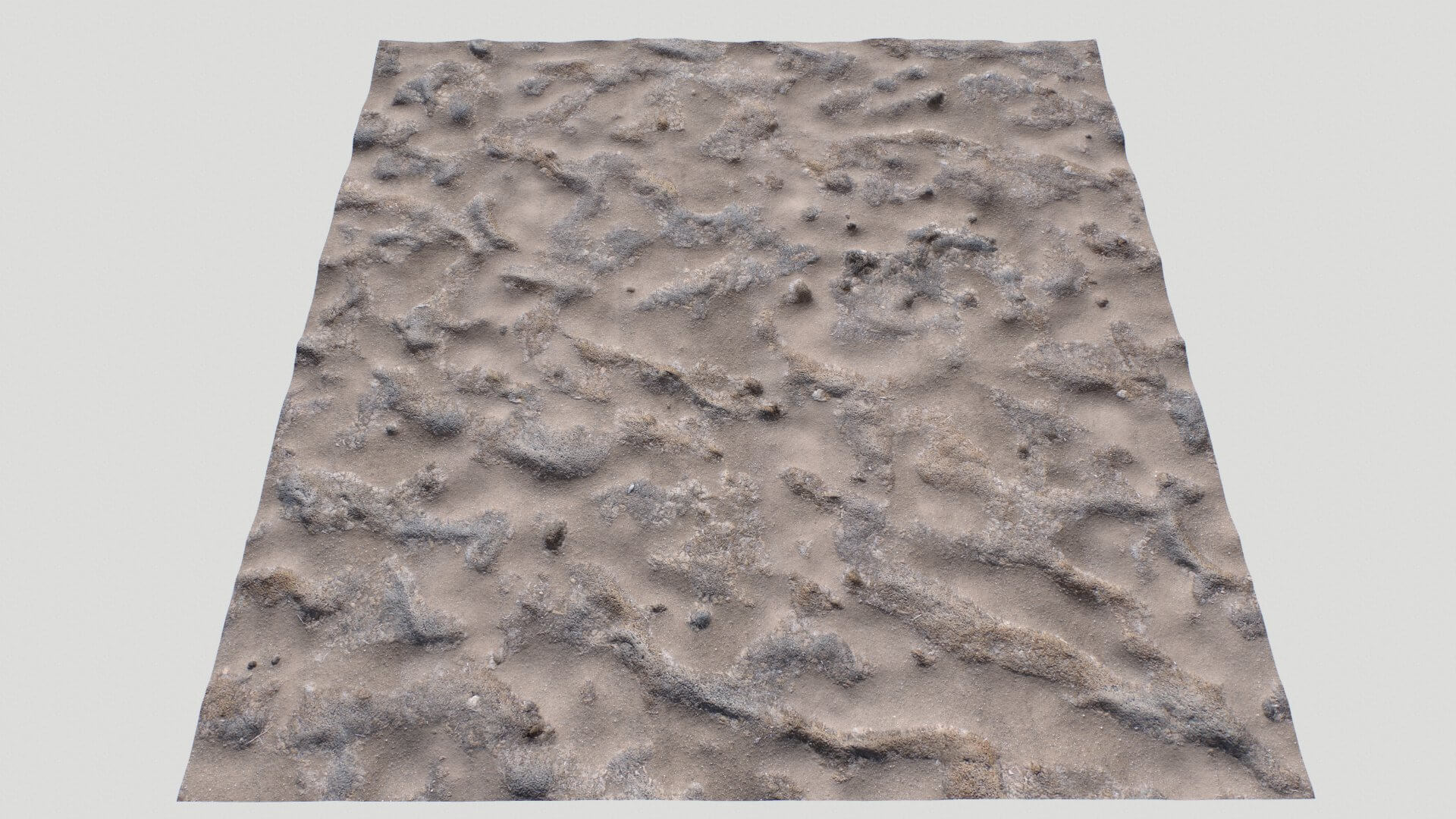 Dirt Terrain PBR Pack 17 - 3D Texture by 32cm