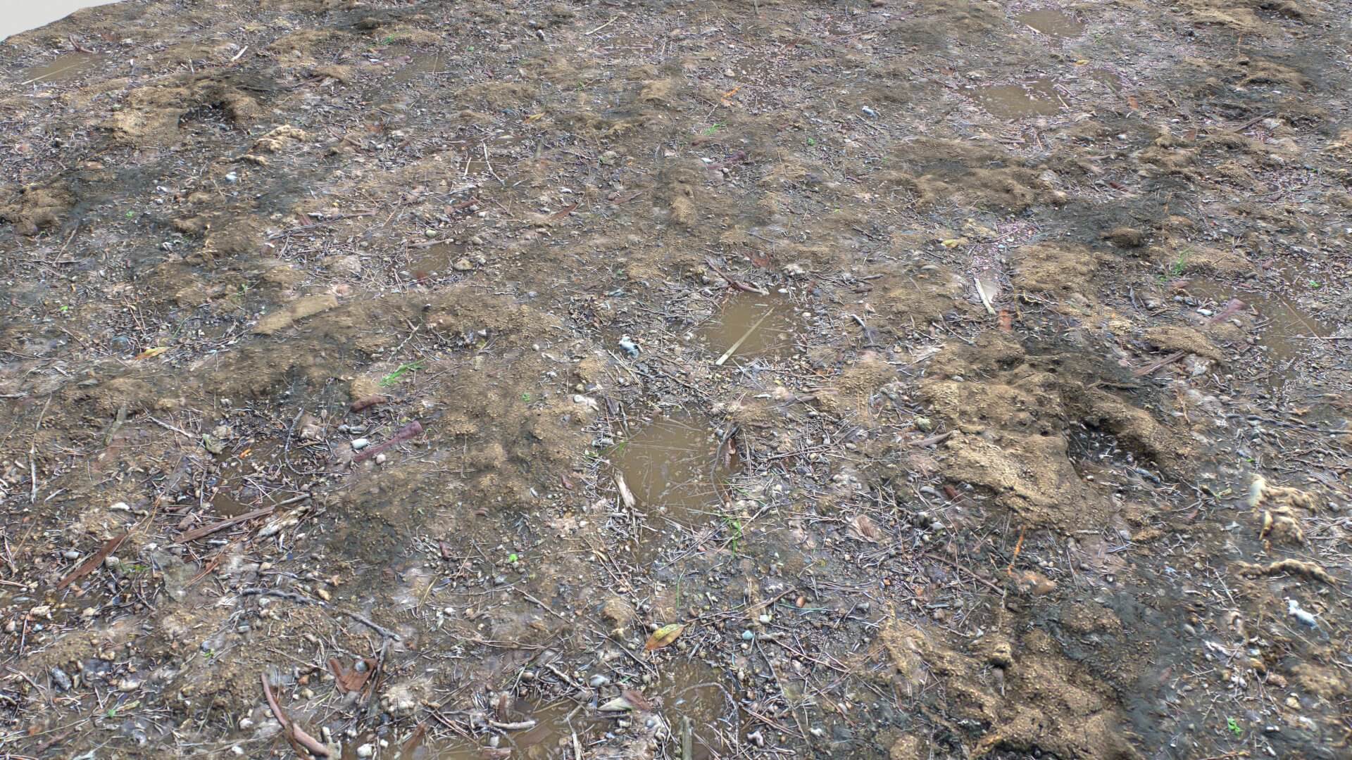 Dirt Terrain PBR Pack 18 - 3D Texture by 32cm