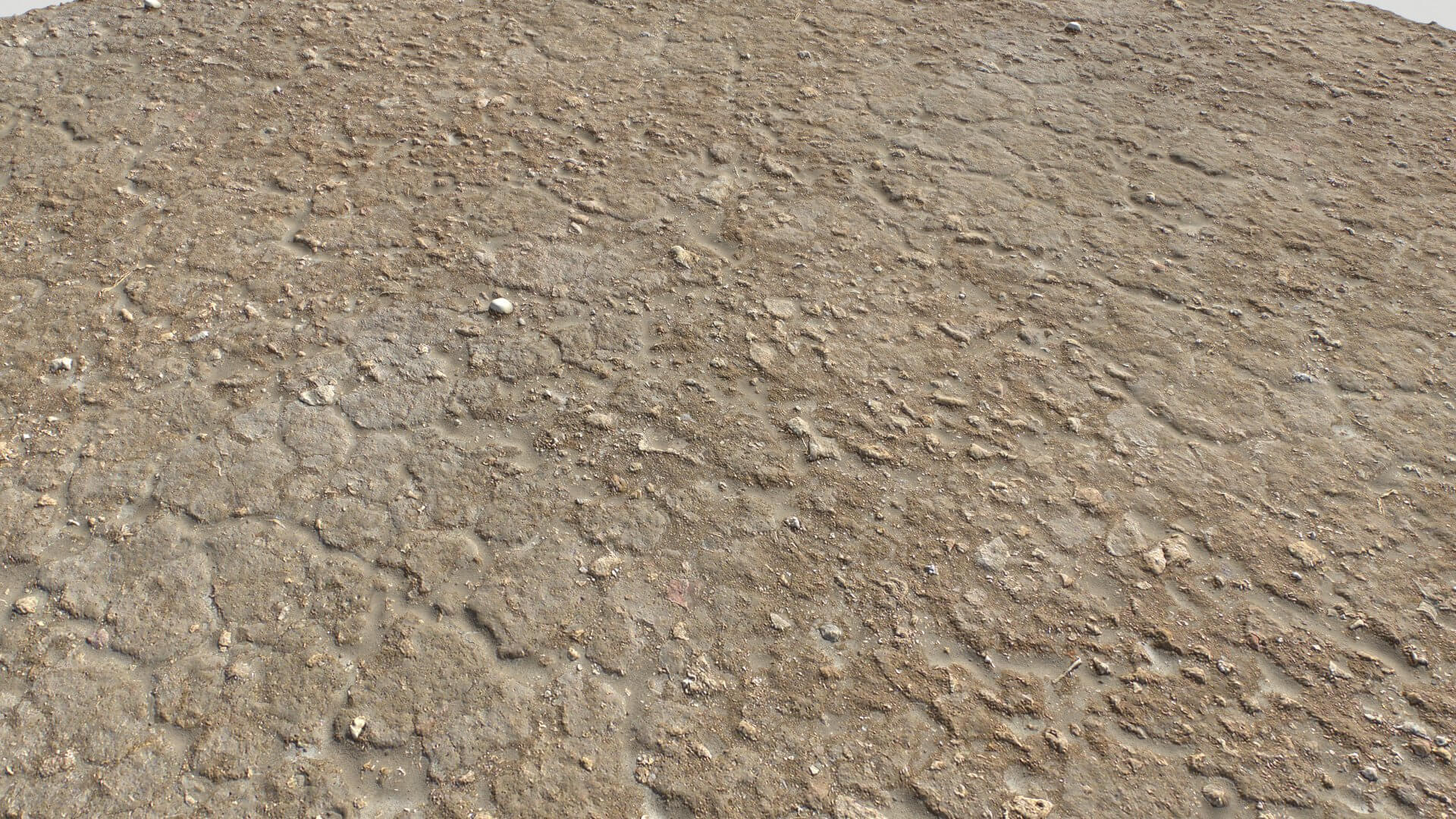 Dirt Terrain PBR Pack 20 - 3D Texture by 32cm