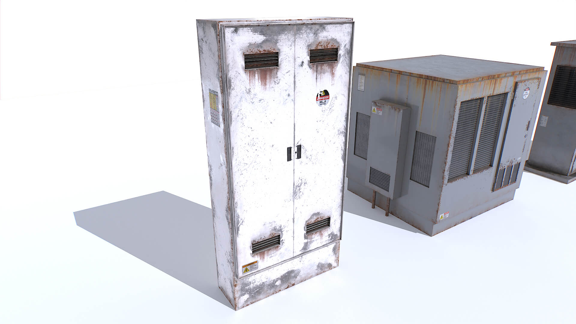 Electric Substation Transformer - 3D Model by 32cm
