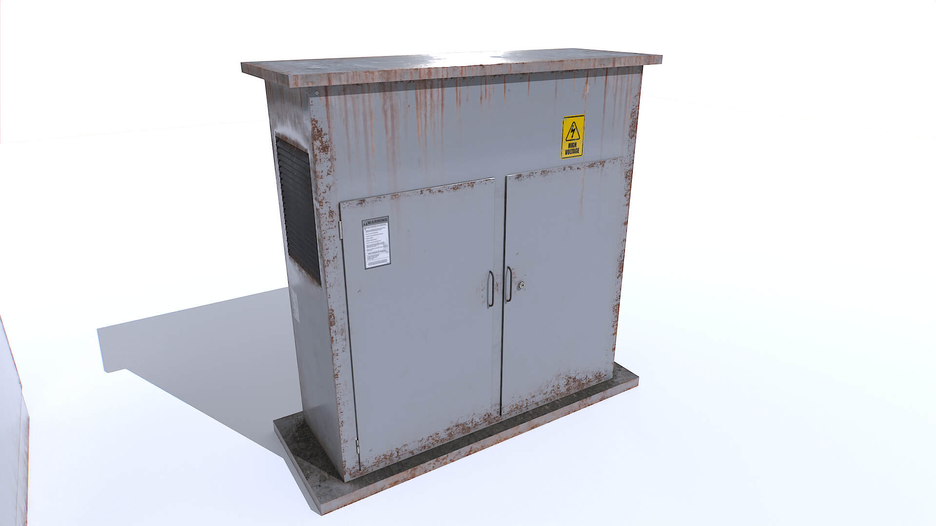 Electric Substation Transformer - 3D Model by 32cm