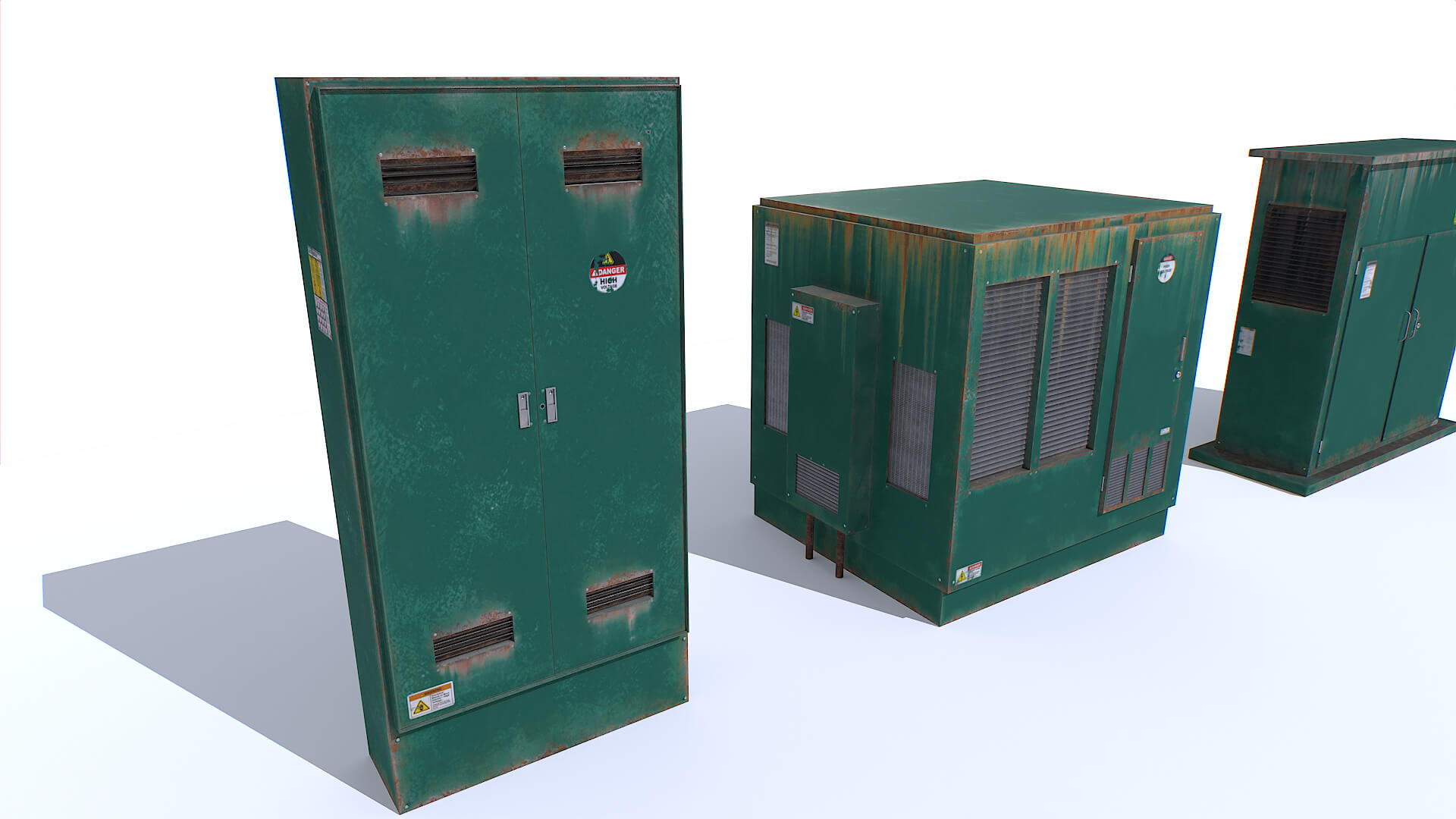 Electric Substation Transformer - 3D Model by 32cm