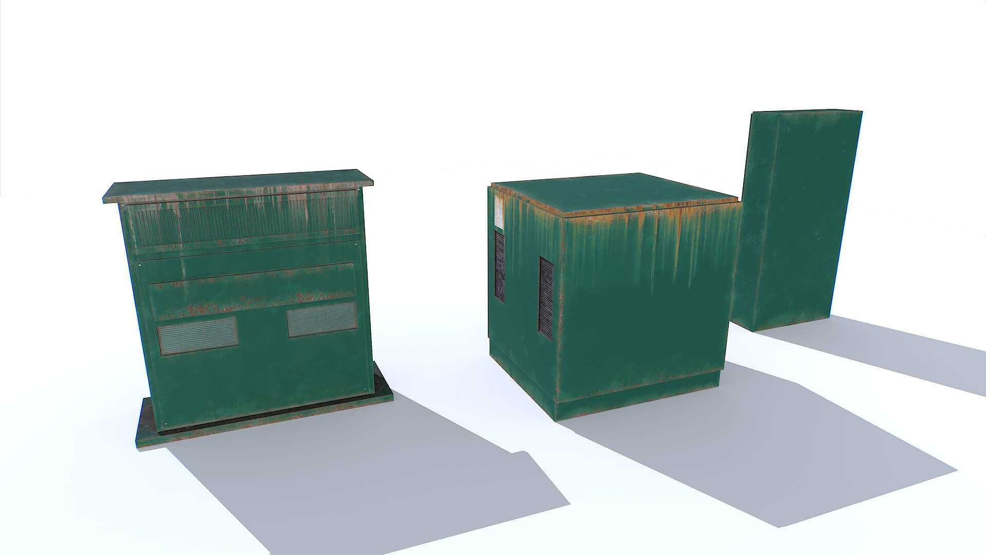 Electric Substation Transformer - 3D Model by 32cm