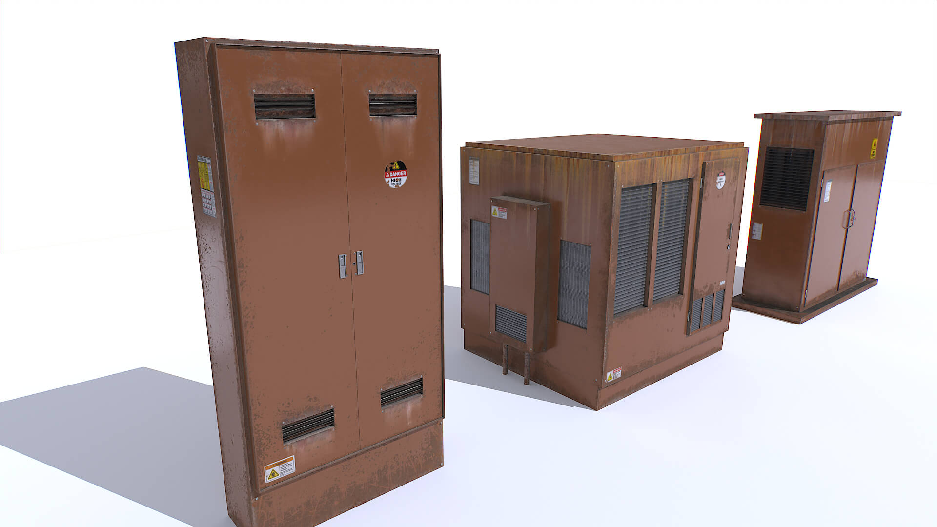 Electric Substation Transformer - 3D Model by 32cm