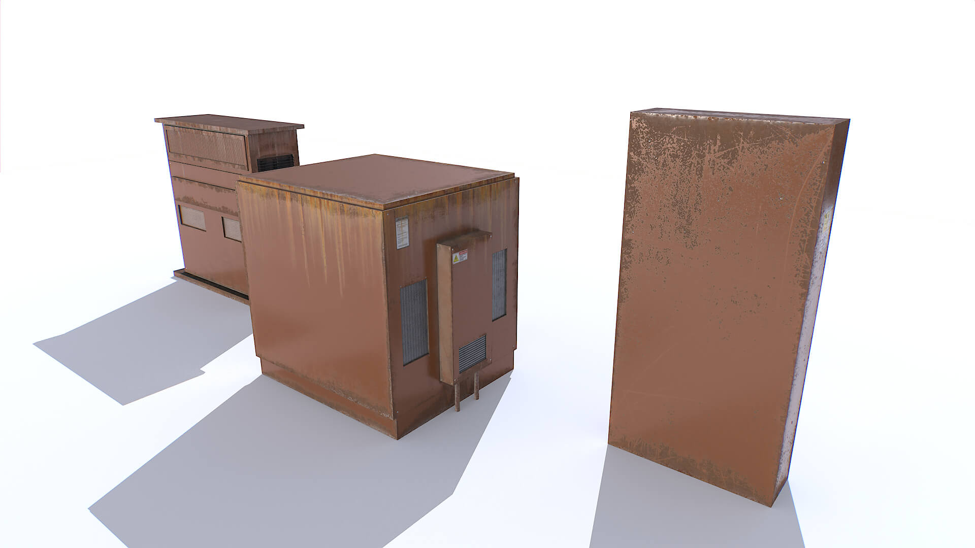 Electric Substation Transformer - 3D Model by 32cm