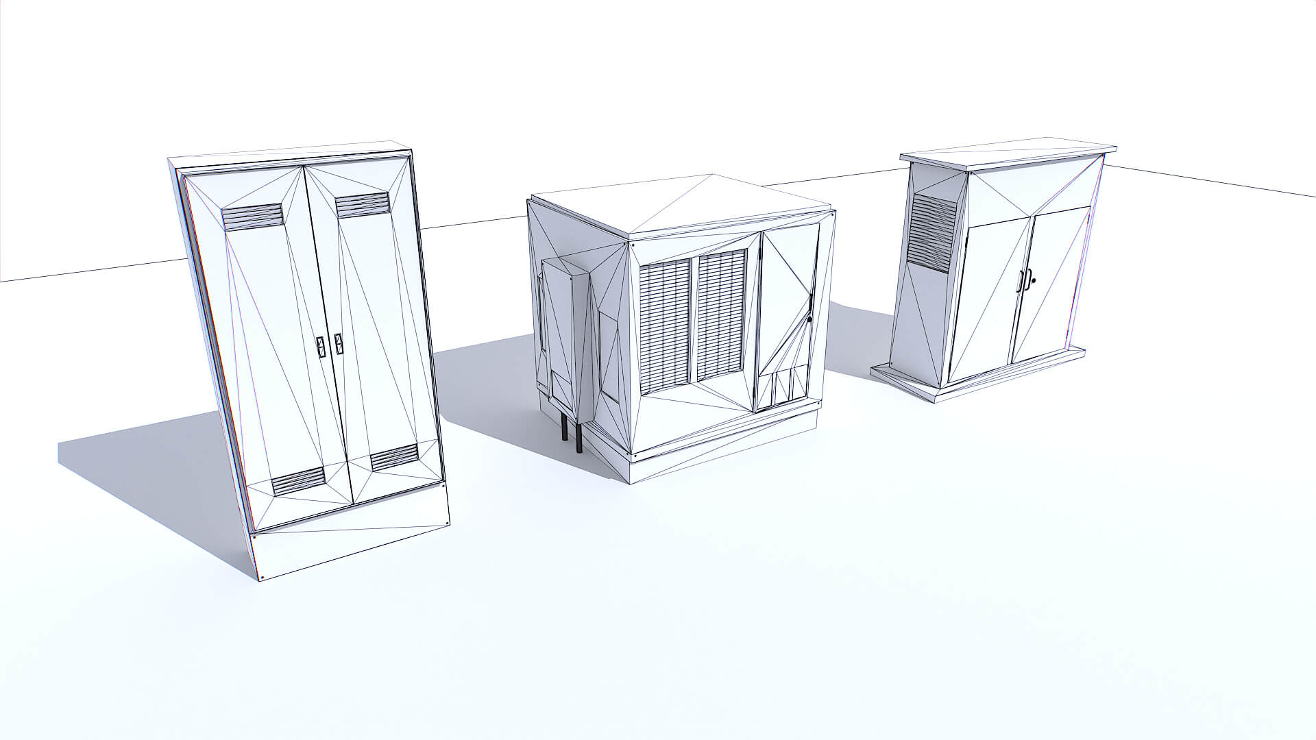 Electric Substation Transformer - 3D Model by 32cm