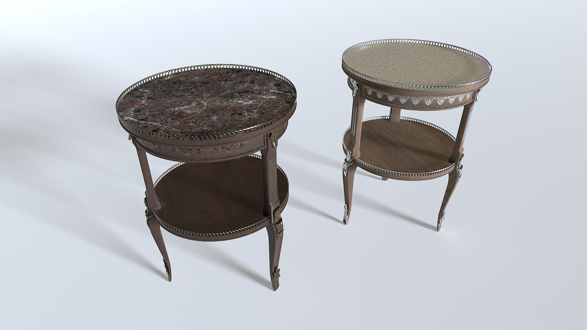 End Table Pack 2 - 3D Model by 32cm