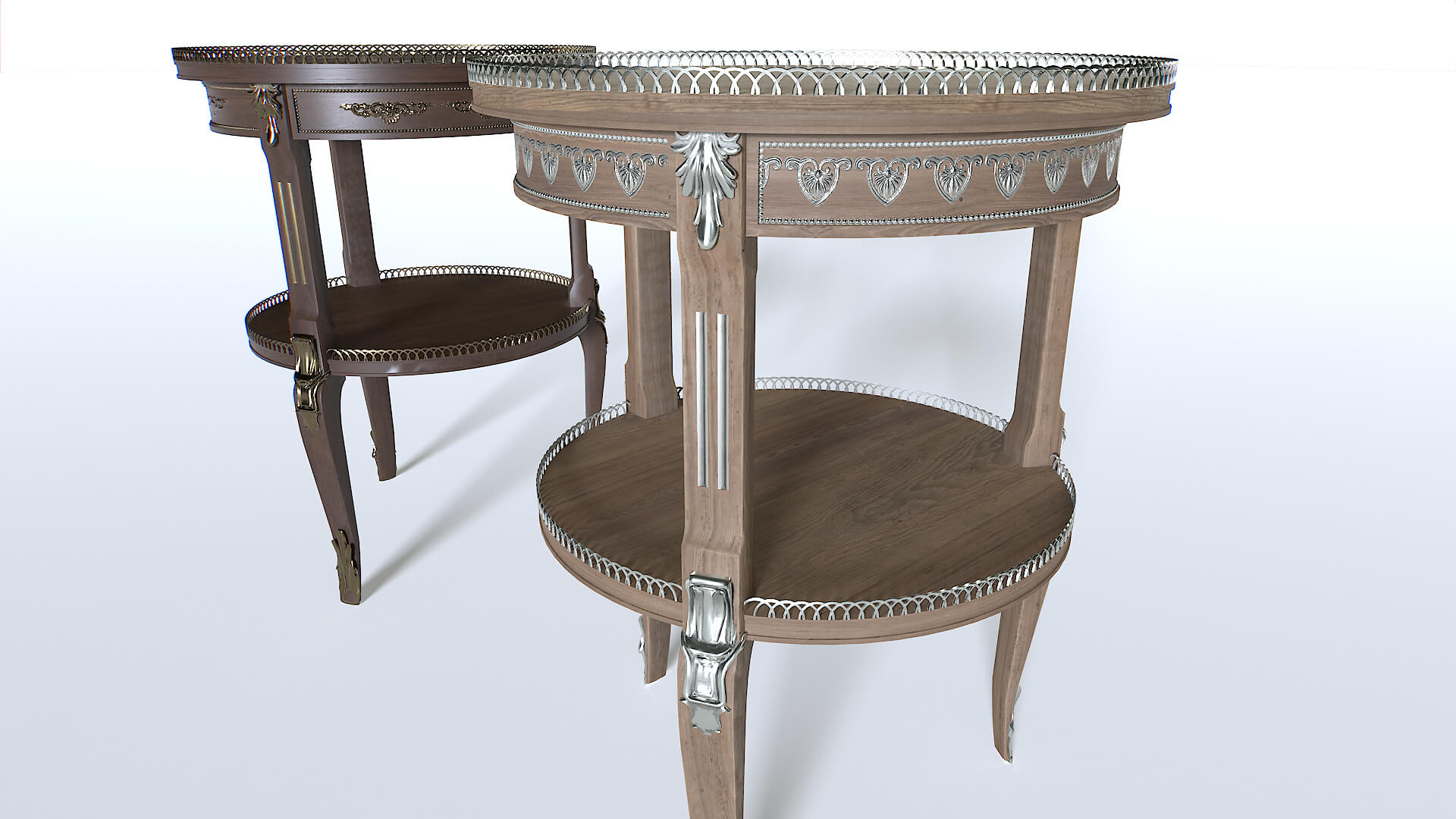 End Table Pack 2 - 3D Model by 32cm