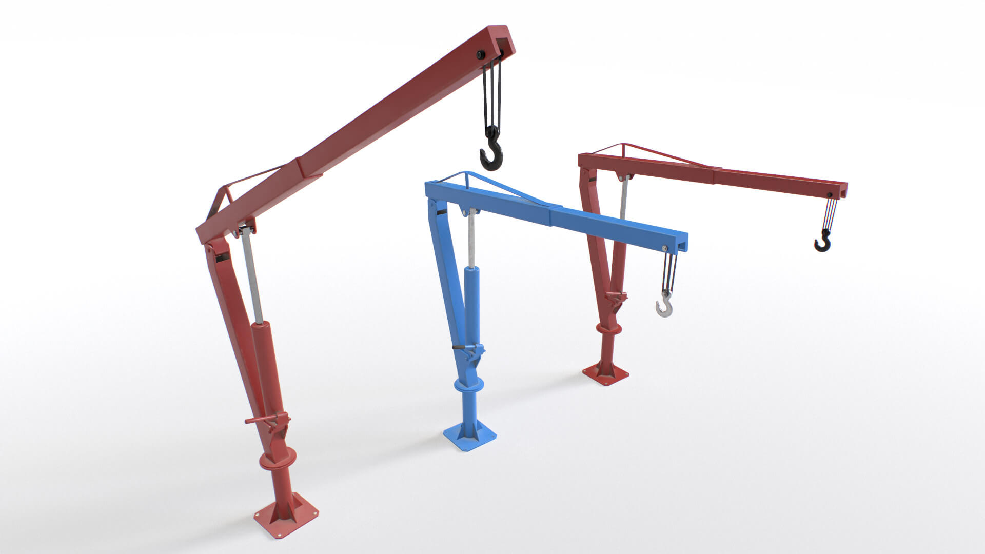 Engine Crane - 3D Model by 32cm
