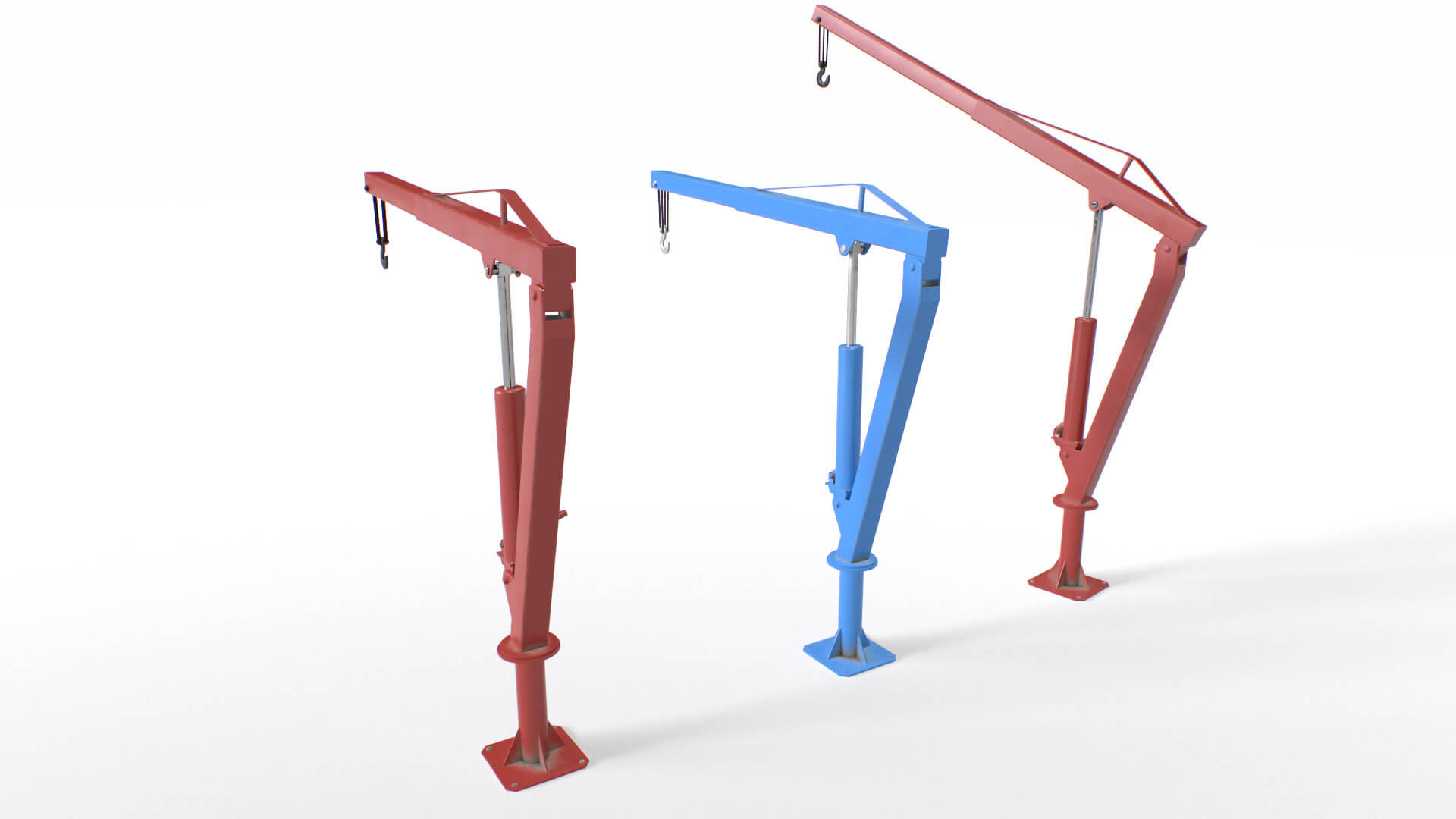Engine Crane - 3D Model by 32cm