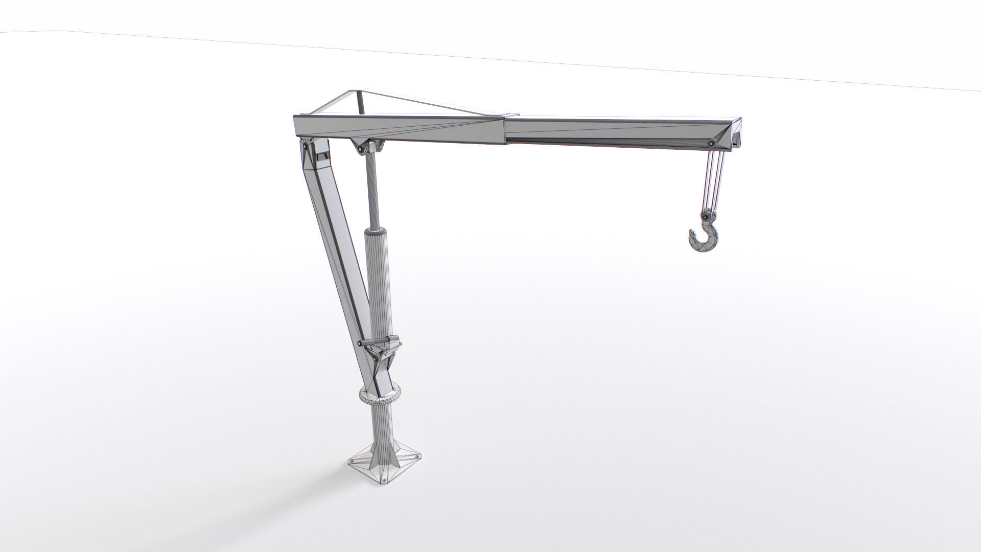 Engine Crane - 3D Model by 32cm