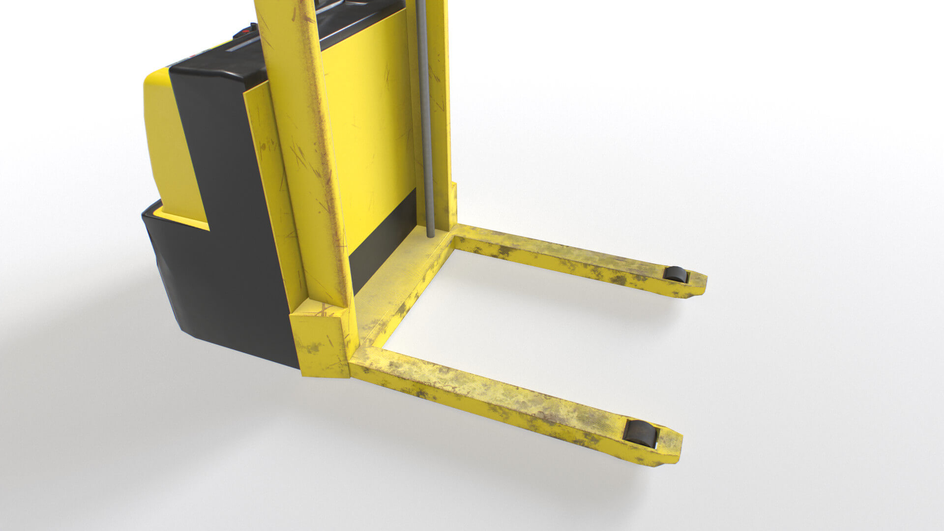 Industrial Forklift - 3D Model by 32cm