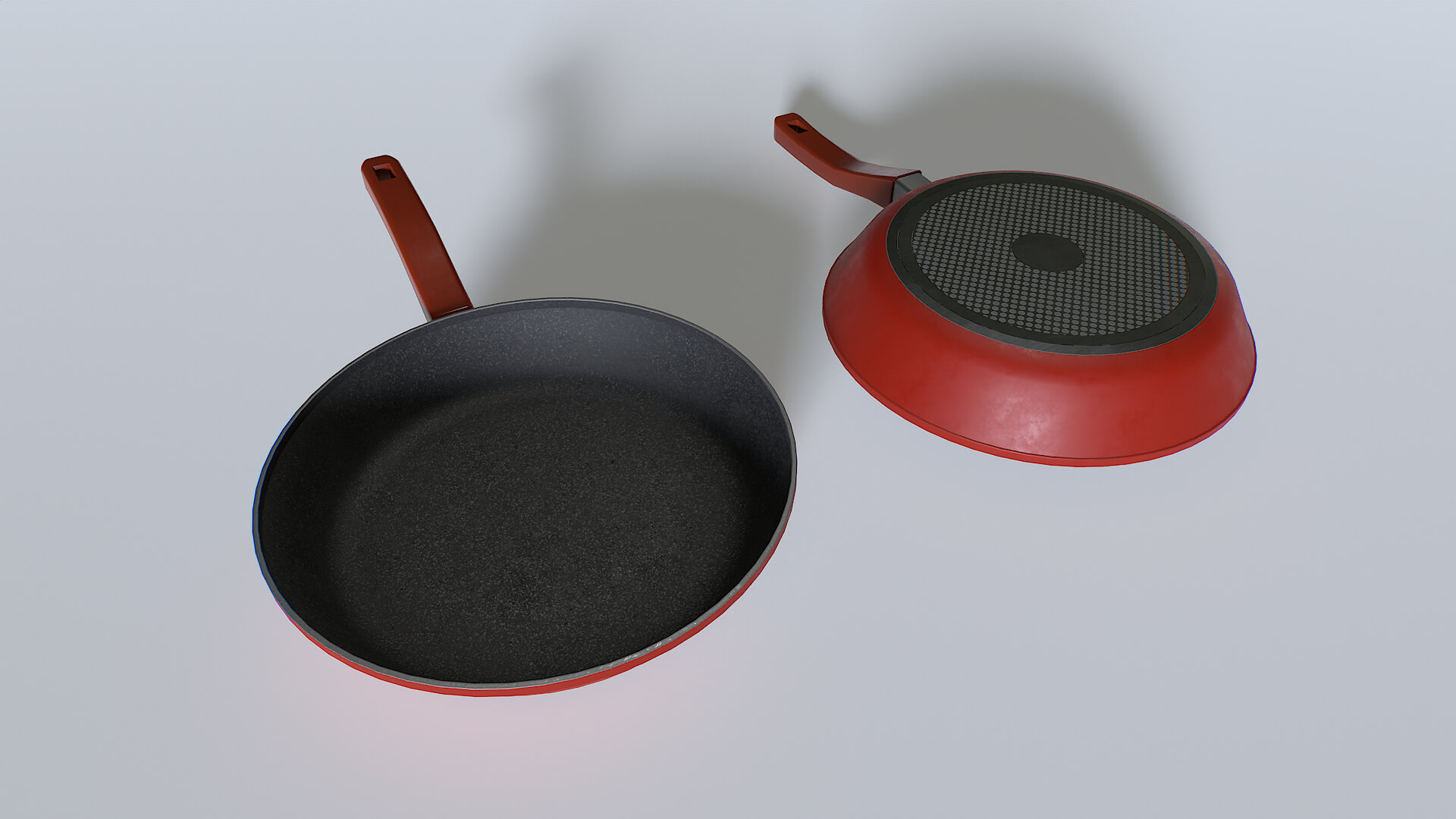 Frying Pans Set 1 - 3D Model by 32cm