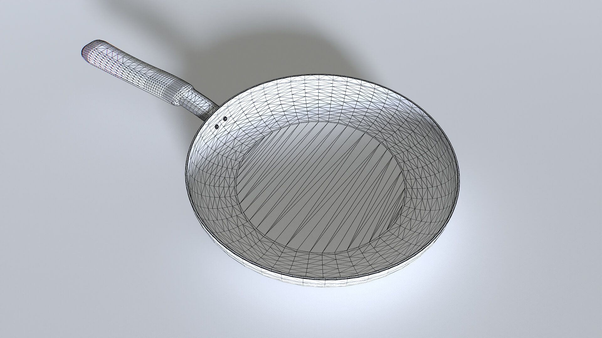 Frying Pans Set 3 - 3D Model by 32cm