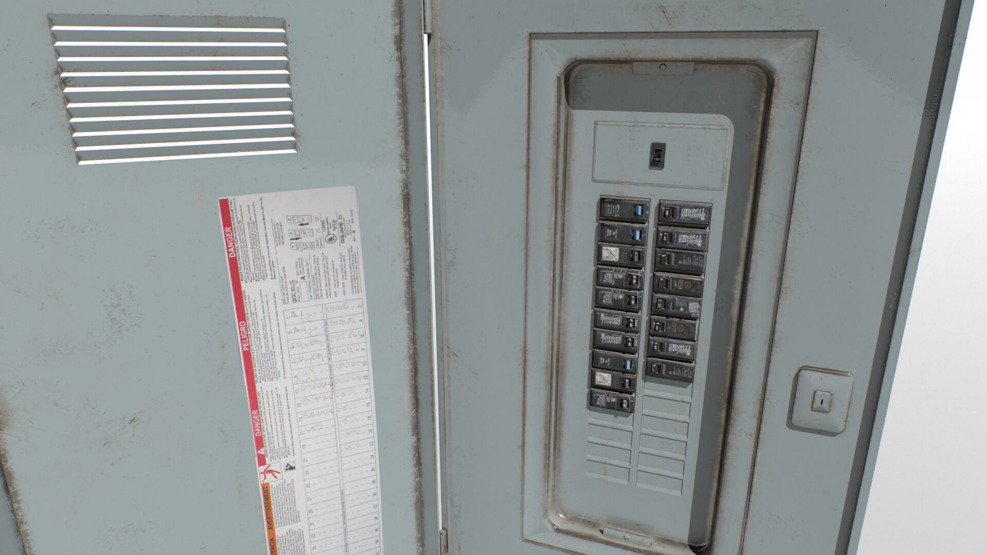 Fuse Box PBR - 3D Model by 32cm